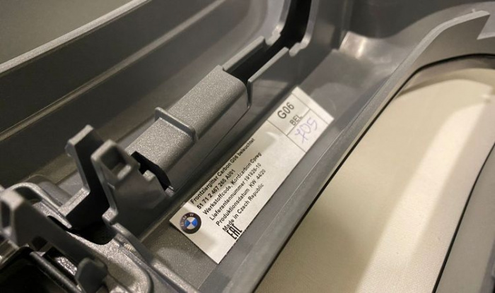 Карбоновая решетка M Performance с подсветкой для BMW X6 G06 » 51712467265