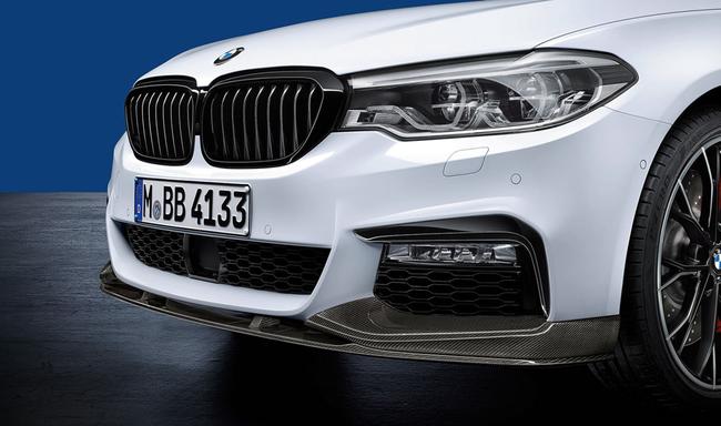 Карбоновые накладки переднего бампера BMW G30 5-серии — BMW Performance ...