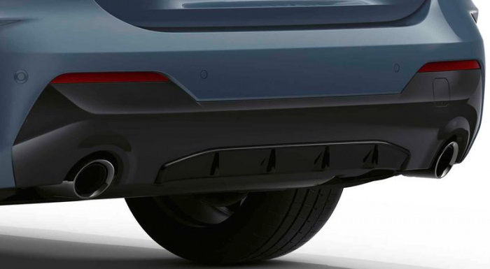 Накладка BMW M Performance на задний бампер 4-й серии G22 » 51129854828