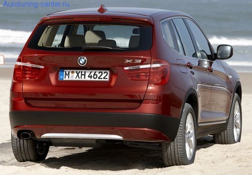 Накладка заднего бампера X Line для BMW X3 F25