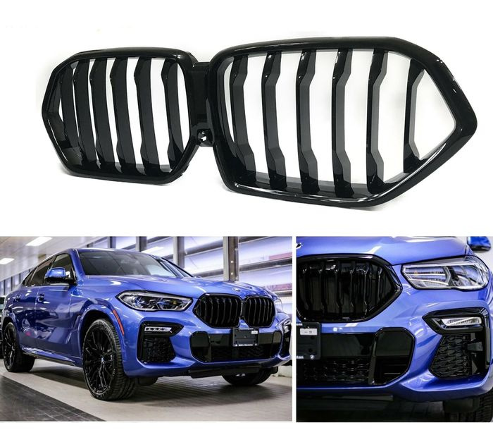 Черная решетка M Performance для BMW X6 G06 » 51138745303